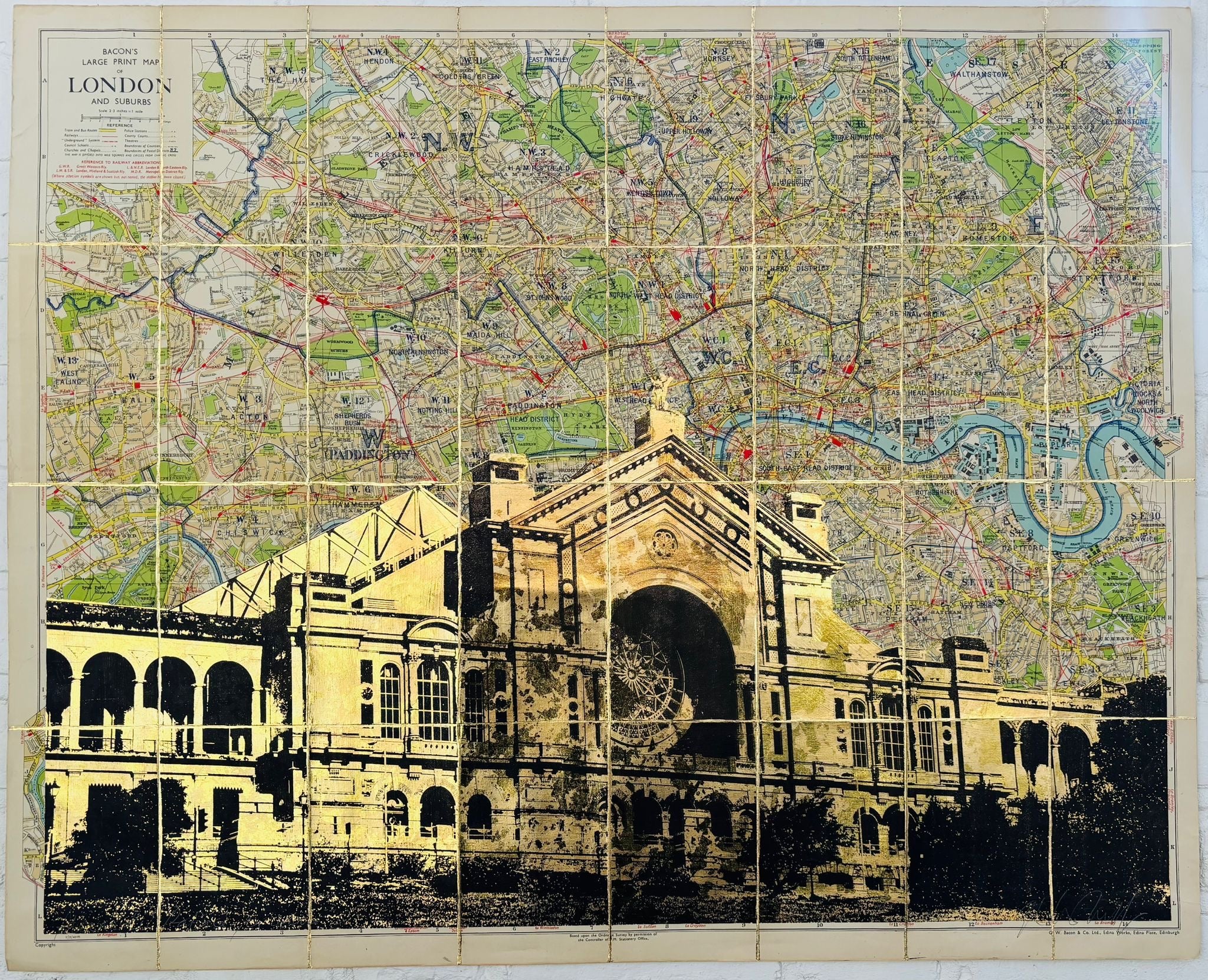 Angela Morris-Winmill - Alexandra Palace, Gold Leaf & Gold Foil - The ...