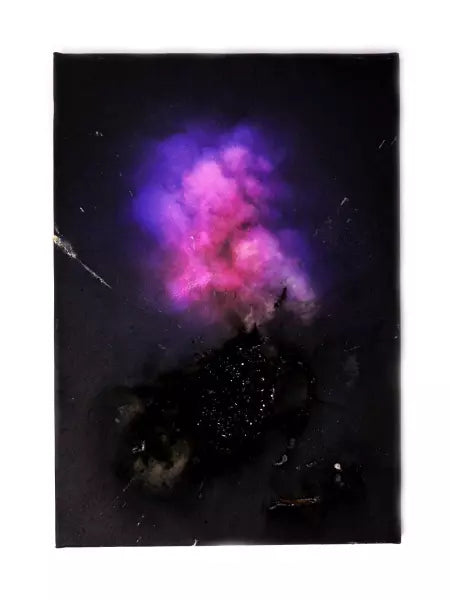 LAUREN BAKER Galaxy Explosion (Debris - Purple) - The Art Hound Gallery